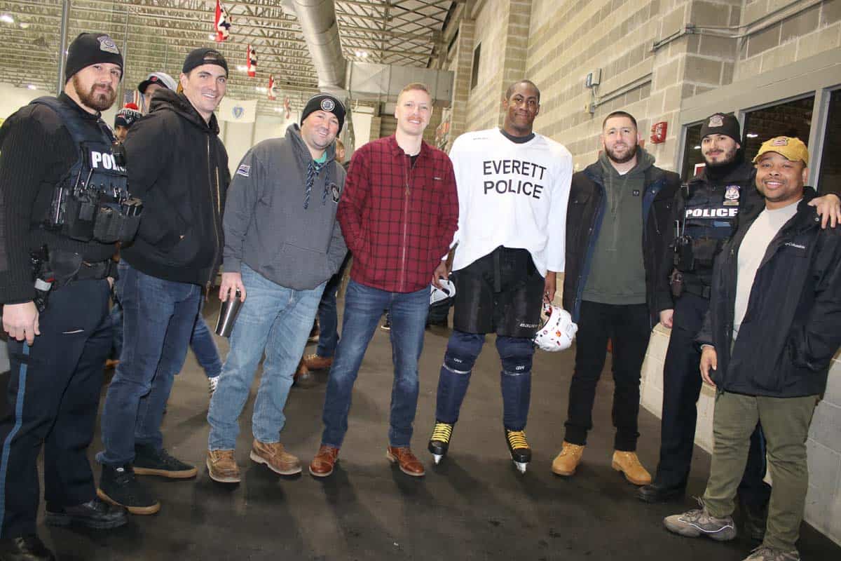 “Guns and Hoses” – police and fire personnel skate for Cops for Kids ...